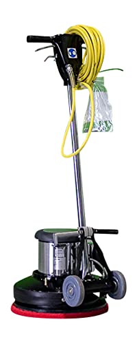 USA-CLEAN X17SS Floor Scrubber Machine - 17 inch (432mm) Cleaning Path - Industrial Commercial Use, Walk-Behind, Plug-in Electric, Quiet, and Easy to Use