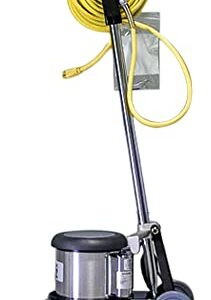 USA-CLEAN X17SS Floor Scrubber Machine - 17 inch (432mm) Cleaning Path - Industrial Commercial Use, Walk-Behind, Plug-in Electric, Quiet, and Easy to Use