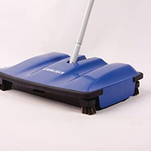 CFS 3640014 Duo-Sweeper ABS Multi-Surface Floor Sweeper, 1/2" Length Brush, 8" Length x 12" Width x 2-1/2" Height, Blue