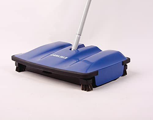 CFS 3640014 Duo-Sweeper ABS Multi-Surface Floor Sweeper, 1/2" Length Brush, 8" Length x 12" Width x 2-1/2" Height, Blue