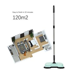 ZZKHGo 3 in 1 Sweeper Mop Vacuum Cleaner Hand Push Floor Cleaner - Hand Push Sweeper Household Lazy Suction Sweeper Cleaning Machine Floor Stall, Carpet Sweeper Cleaner for Home Office