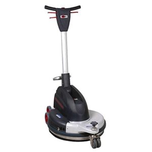 viper cleaning equipment dr2000dc dragon series dust control floor burnisher, 20″ deck size, 2000 rpm brush speed, 110v, 1.5 hp, folding handle, 50′ power cable, 2 5″ wheels