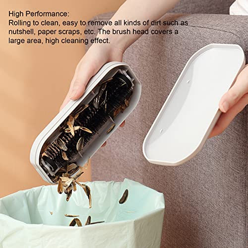 Reusable Handheld Crumb Sweeper Home Soft Hair Debris Collector for Table Bed Sheet Clothes Sofa