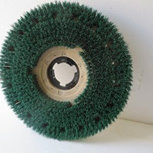 17" Machine, 15" Diameter New Scrub Grit Brush w/Plate 15NSGX92