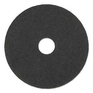 boardwalk bwk4019hip high performance 19 in. stripping floor pads – grayish black (5-piece/carton)