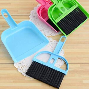 Grey990 Kitchen Mini Plastic Hand Dustpan and Brush Desk Cleaning Sweeper Dust Pan Set