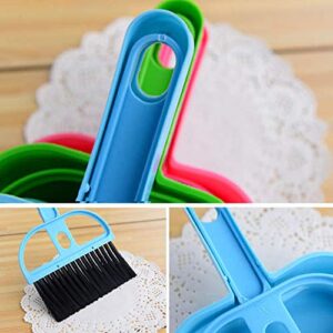 Grey990 Kitchen Mini Plastic Hand Dustpan and Brush Desk Cleaning Sweeper Dust Pan Set