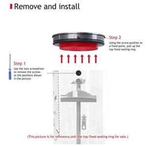 Dust Bin Bucket Top Fixed Sealing Ring Replacement for Dyson V10 Slim V12 Digital Slim Vacuum Cleaner Accessories Parts