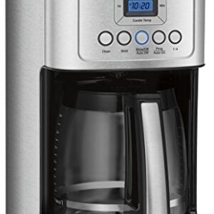 Coffee Maker by Cuisinart, 14-Cup Glass Carafe, Fully Automatic for Brew Strength Control & 1-4 Cup Setting, Stainless Steel, DCC-3200P1