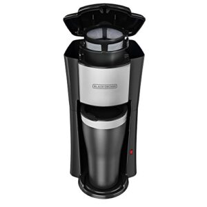 BLACK+DECKER Single Serve Coffeemaker,0.47 Liters, Black, CM618