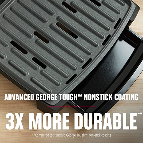 George Foreman® Contact Submersible™ Grill, NEW Dishwasher Safe, Wash the Entire Grill, Easy-to-Clean Nonstick