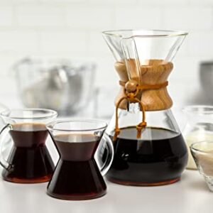 Chemex Pour-Over Glass Coffeemaker - Classic Series - 8-Cup - Exclusive Packaging