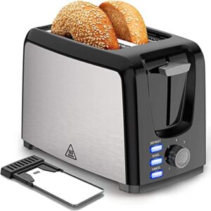 toaster 2 slice wide slot best rated prime black toasters the best 2 slice wide for bagel bread waffle two slice toaster with 7 bread shade settings and bagel, defrost, cancel function tosterster 2 slices with removable crumb tray