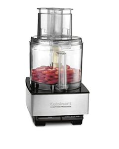 cuisinart 14 cup food processor, includes stainless steel standard slicing disc (4mm), medium shredding disc, & stainless steel chopping/mixing blade, dfp-14bcny