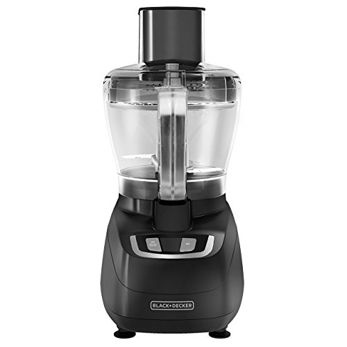 BLACK+DECKER 8-Cup Food Processor, Black, FP1600B