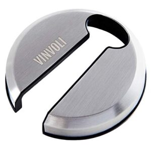 vinvoli wine foil cutter – luxury stainless steel wine foil cutter tool – foil cutter for wine bottles – wine cutter foil opener neck label remover – wine top seal cutter – wine bottle foil cutter