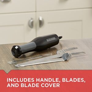 BLACK+DECKER Electric Carving Knife, Black