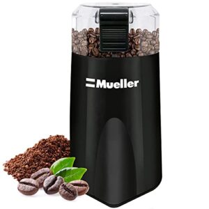 mueller hypergrind precision electric spice/coffee grinder mill with large grinding capacity and powerful motor also for spices, herbs, nuts, grains, black