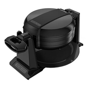 black+decker rotating waffle maker, black, wmd200b