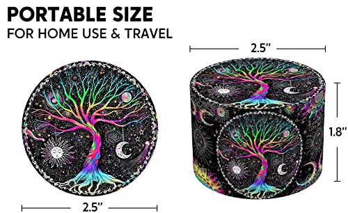 JOYTOP Grinder, 2.5 inch Boho Aesthetic Tree of Life Grinder (Colorful)