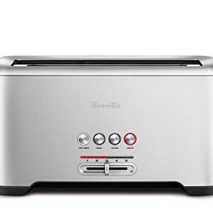 Breville Bit More 4-Slice Toaster, Brushed Stainless Steel, BTA730XL