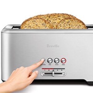 Breville Bit More 4-Slice Toaster, Brushed Stainless Steel, BTA730XL