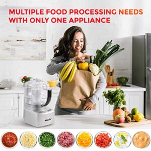 Mueller Ultra Prep Food Processor Chopper for Dicing, Grinding, Whipping and Pureeing – Food Chopper for Vegetables, Meat, Grains, Nuts and Whisk for Eggs and Cream