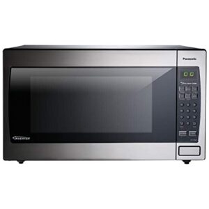 panasonic microwave oven nn-sn966s stainless steel countertop/built-in with inverter technology and genius sensor, 2.2 cubic foot, 1250w