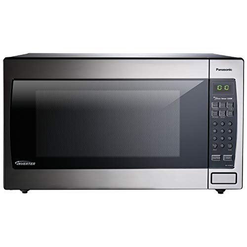 Panasonic Microwave Oven NN-SN966S Stainless Steel Countertop/Built-In with Inverter Technology and Genius Sensor, 2.2 Cubic Foot, 1250W