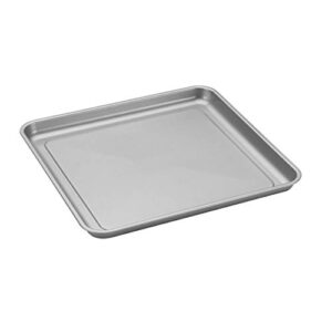 cuisinart amb-tobcs toaster oven baking pan, silver, 11.2 (l) x 10.7 (w) x 0.8 (h) inches