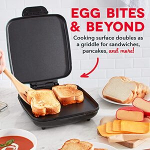 DASH Sous Vide Style Family Size Egg Bite Maker for Breakfast Bites, Sandwiches, Healthy Snacks or Desserts, Keto & Paleo Friendly (9 Servings), Aqua