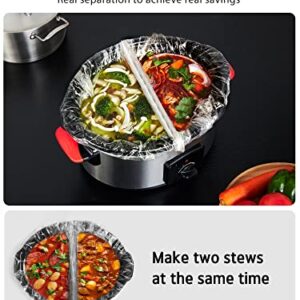 Syntus Slow Cooker Liners, Cooking Bags Large Size Crock Pot Liners Disposable Pot Liners Plastic Bags, Fit 3QT to 8QT for Slow Cooker Crockpot Cooking Trays, 13"x 21" 1 Pack (15 Liners)