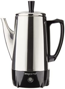 presto 02822 6-cup stainless-steel coffee percolator