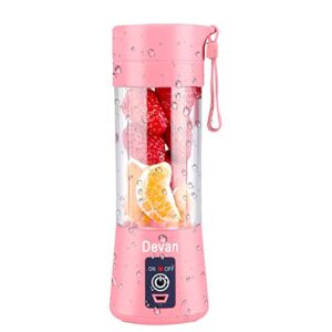 portable blender smoothies personal blender mini shakes juicer cup usb rechargeable.