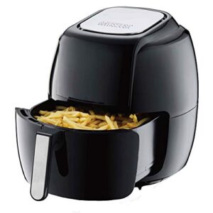 GoWISE USA 8-in-1 Digital Air Fryer with Recipe Book, 7.0-Qt, Black