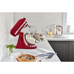 KitchenAid KSM150PSER Artisan Tilt-Head Stand Mixer with Pouring Shield, 5-Quart, Empire Red