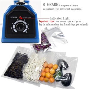 Impulse Heat Sealer Manual Bags Sealer Heat Sealing Machine 12 Inch Impulse Sealer Machine for Plastic Bags PE PP Bags with Extra Replace Element Grip