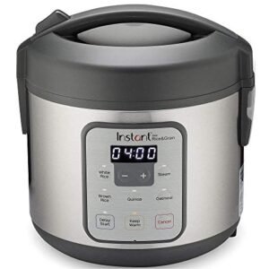 Instant Zest 8 Cup One Touch Rice Cooker, From the Makers of Instant Pot, Steamer, Cooks Rice, Grains, Quinoa and Oatmeal, No Pressure Cooking Functionality