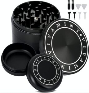 vivamint spice grinder large 3.0 inch black