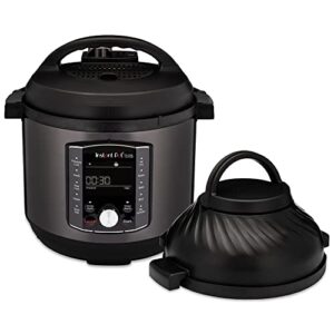 instant pot pro crisp 11-in-1 air fryer and electric pressure cooker combo with multicooker lids that air fries, steams, slow cooks, sautés, dehydrates, & more, free app with over 800 recipes, 8 quart