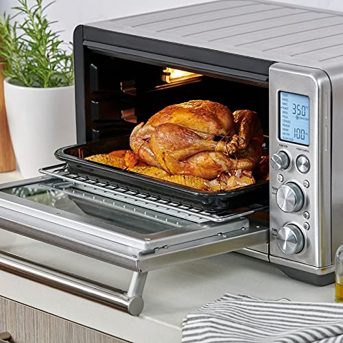 Breville Smart Oven Air Fryer Toaster Oven, Brushed Stainless Steel, BOV860BSS