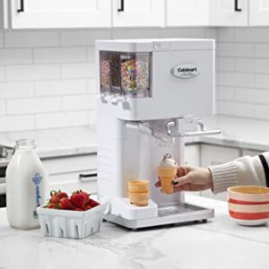 Cuisinart ICE-45P1 Mix-it-in 1.5-Quart Soft Serve Ice Cream Maker, Make Professional Quality Ice Cream, Yogurt, Sorbet and Sherbet from Home, White