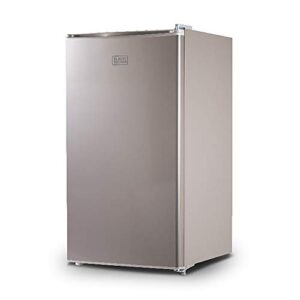 black+decker bcrk32v compact refrigerator energy star single door mini fridge with freezer, 3.2 cubic ft., vcm