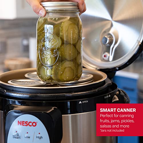 NESCO NPC-9 Smart Electric Pressure Cooker and Canner, 9.5 Quart, Stainless Steel