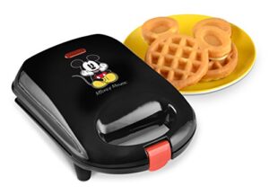 disney dcm-9 mickey mini waffle maker, black