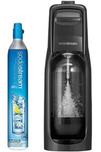 sodastream jet sparkling water maker, kit, black