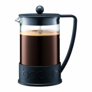 bodum brazil french press coffee maker, 1.5 liter, 51 ounce, black