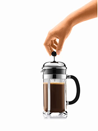 Bodum Chambord French Press Coffee Maker, 51 Ounce, 1.5 Liter, Chrome