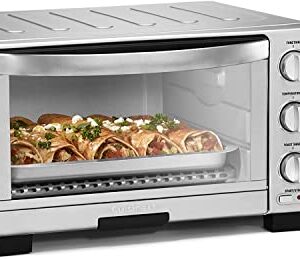 Cuisinart TOB-1010 Toaster Oven Broiler, 11.875" x 15.75" x 9", Stainless Steel