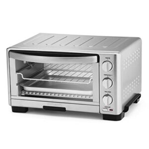 Cuisinart TOB-1010 Toaster Oven Broiler, 11.875" x 15.75" x 9", Stainless Steel